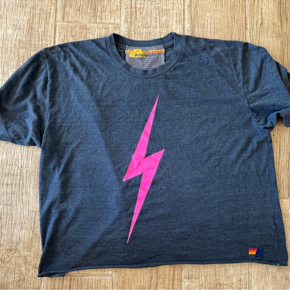 Aviator Nation | Tops | Aviator Nation Bolt Boyfriend Tee | Poshmark